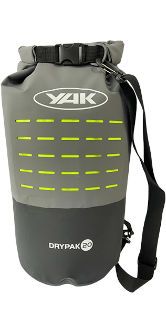 2025 Yak Drypak 30L Drybag W / Molle System 7003335 - Grey - Accessories - Luggage | Wetsuit Outlet